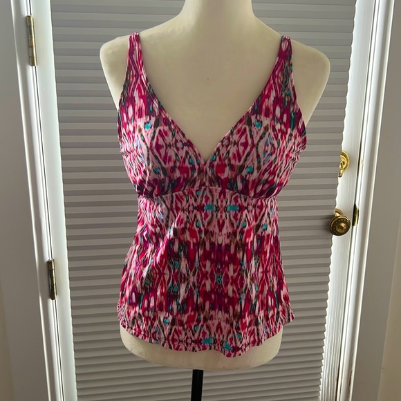 Sunsets | Swim | Sunset Pink Pattern Tankini Top | Poshmark